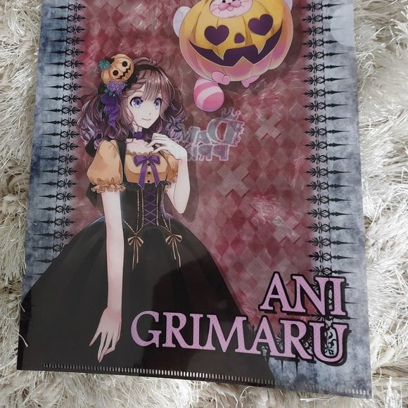 Office | Cute Anime File Folder Case Paper Slip In Organizer Dame ...